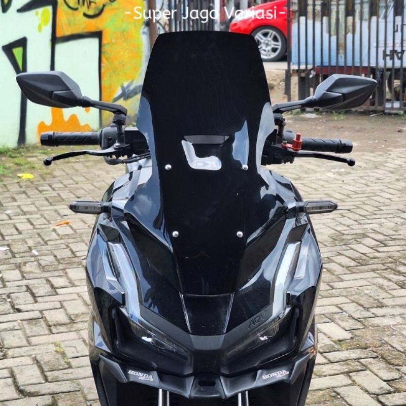 Jual COD Visor Windshield Model ADV 160 Standar Tinggi 60cm Pemasangan ...