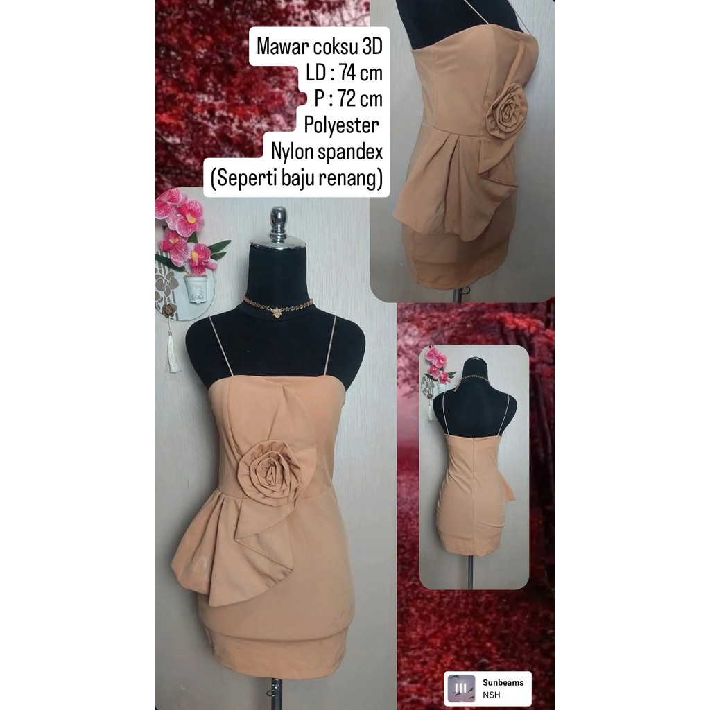 Jual Sexy sweet Party Bodycon Dress preloved seperti baru thrifting ...
