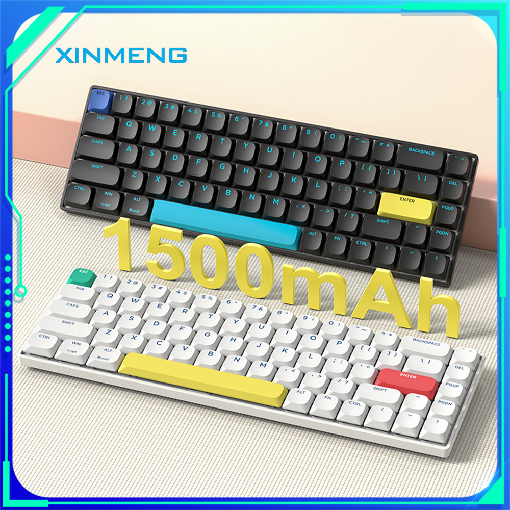 Jual Xinmeng C68 Mechanical Keyboard 3 Mode Low Profile Wireless ...