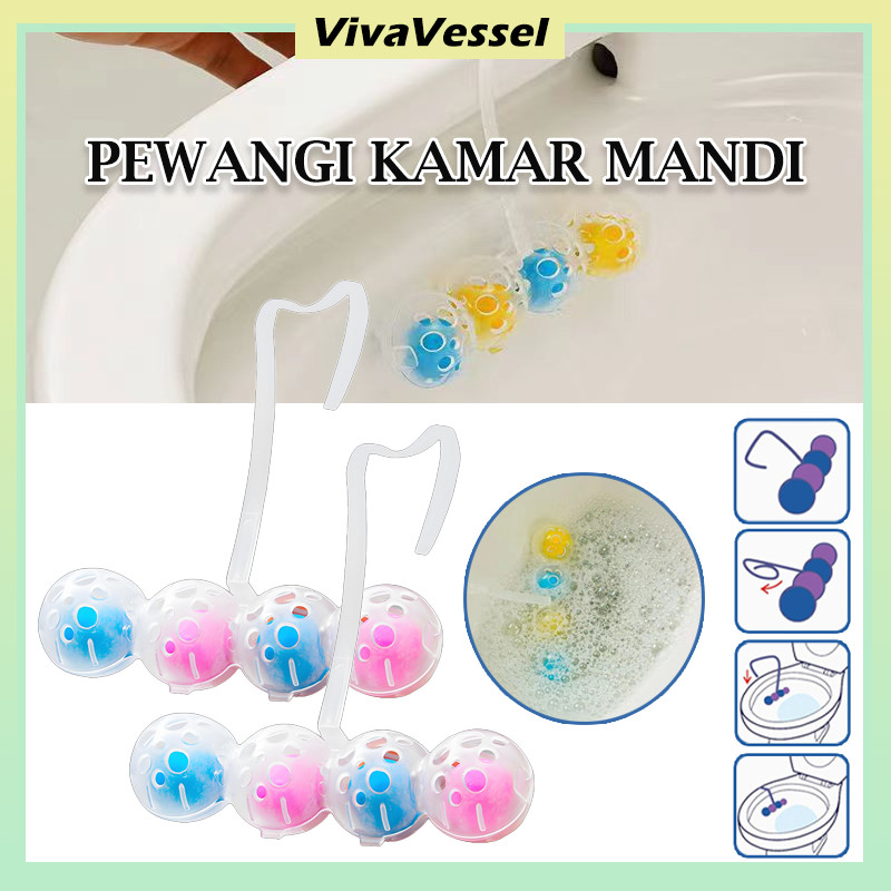 Jual Pewangi Kamar Mandi/Penghilang Bau WC/Kamper Toilet Ball Pewangi ...