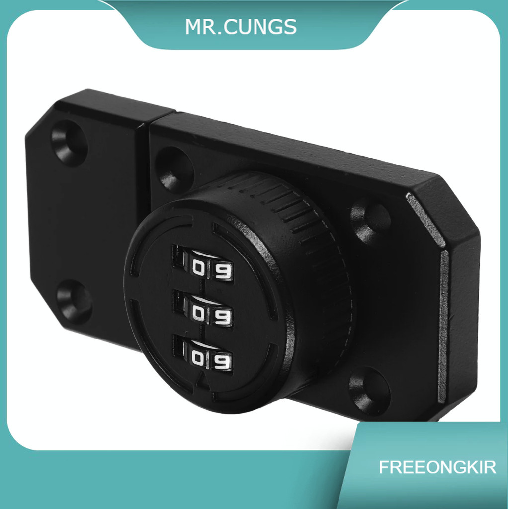 Jual Selot Kunci Gembok 3 Digit Pintu Etalase Kombinasi Angka Slot ...