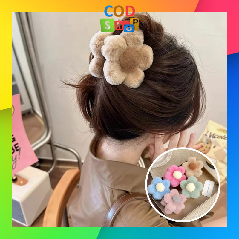 Jual COD - F6675 Jedai Rambut Model Bunga / Jepit Rambut Wanita Bunga ...