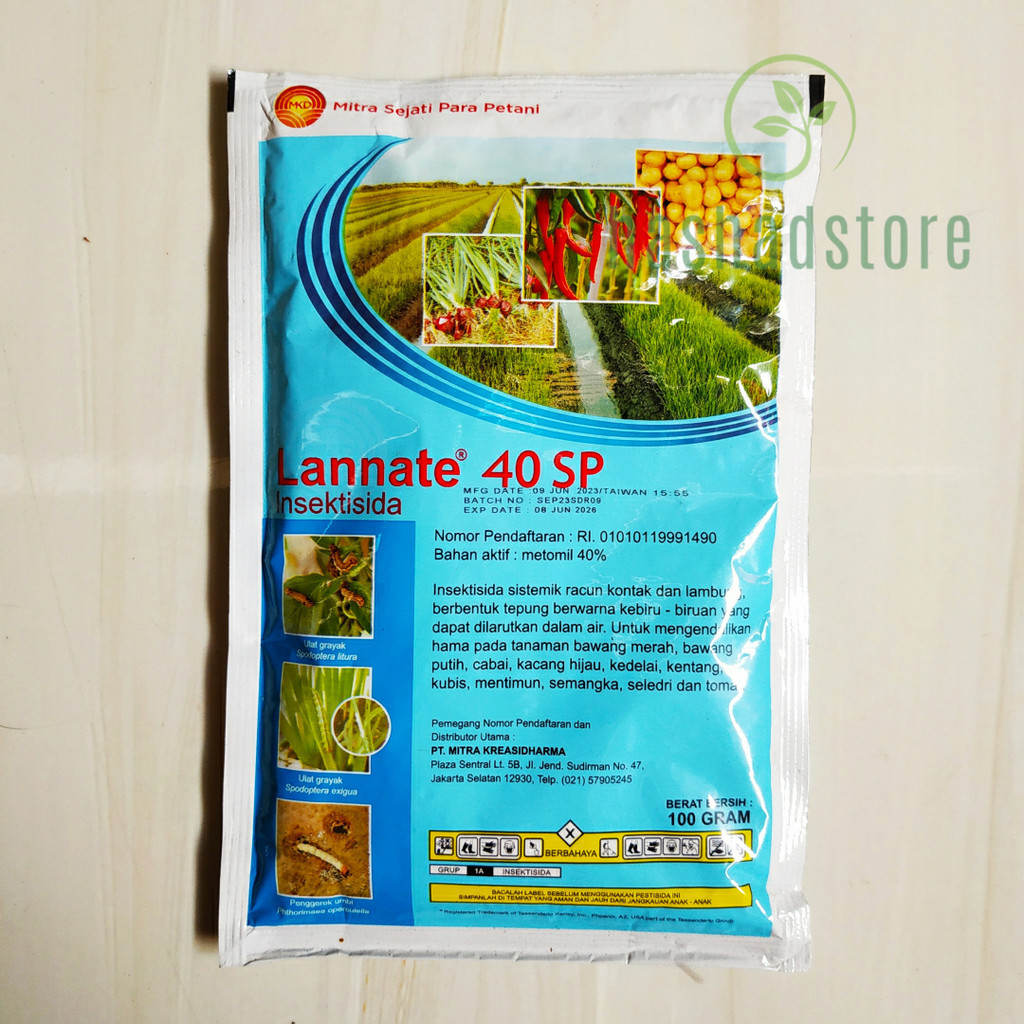 Jual Insektisida DuPont LANNATE 40 SP 100 gram Pengendali Hama Tanaman ...