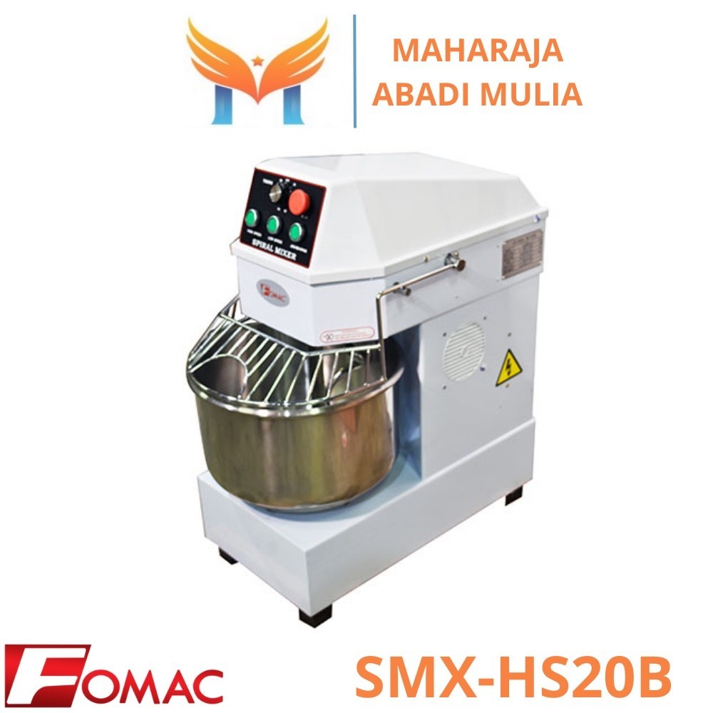 Jual Spiral Mixer 20 Liter Fomac Smx-Hs20 Mixer 20 Liter Garansi Resmi ...
