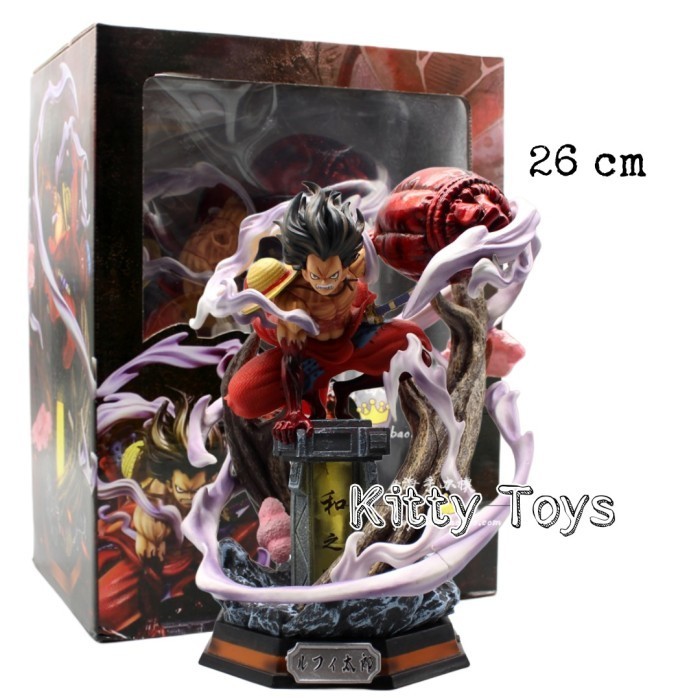 Jual Action Figure Anime One Piece LED Monkey D Luffy Gear 4 Led GK Pvc ...