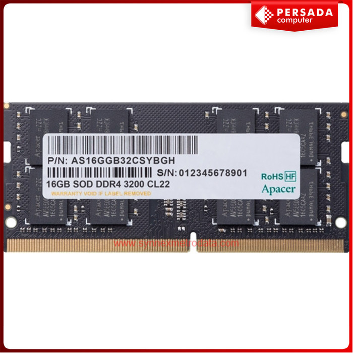 Jual Memory Sodimm Apacer 16GB DDR4 3200mhz | Shopee Indonesia