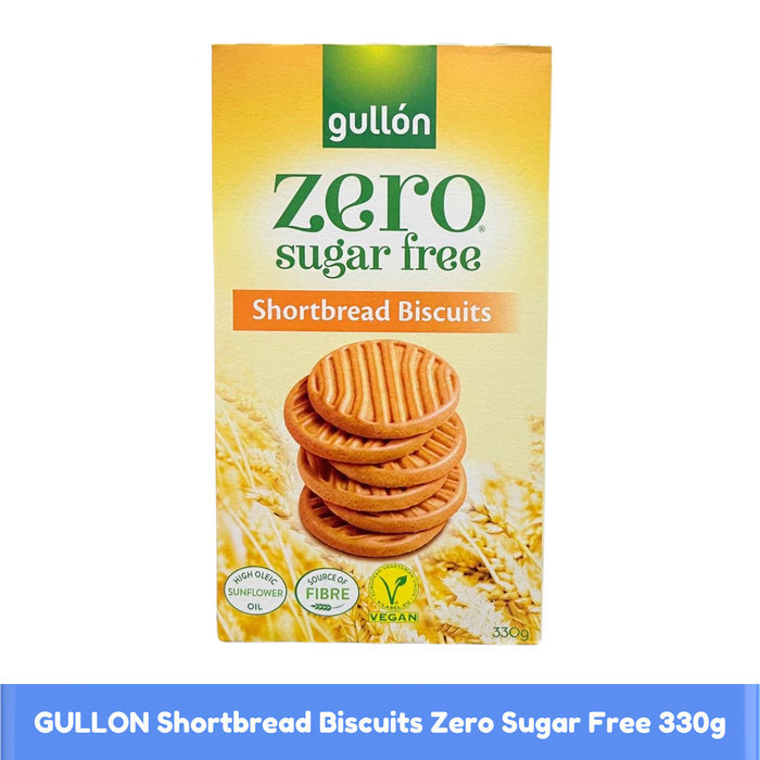 Jual GULLON Shortbread Biscuits Zero Sugar Free 330gr - Gulon Biskuit ...