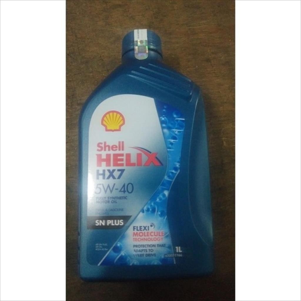Jual Oli Mesin Mobil Shell Helix HX7 5W-40 SN Plus 1 Liter Scan Barcode | Shopee Indonesia