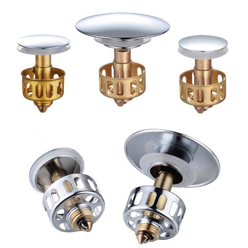 Jual All-copper bounce cover filter Shower Floor Drain kitchen sink ...