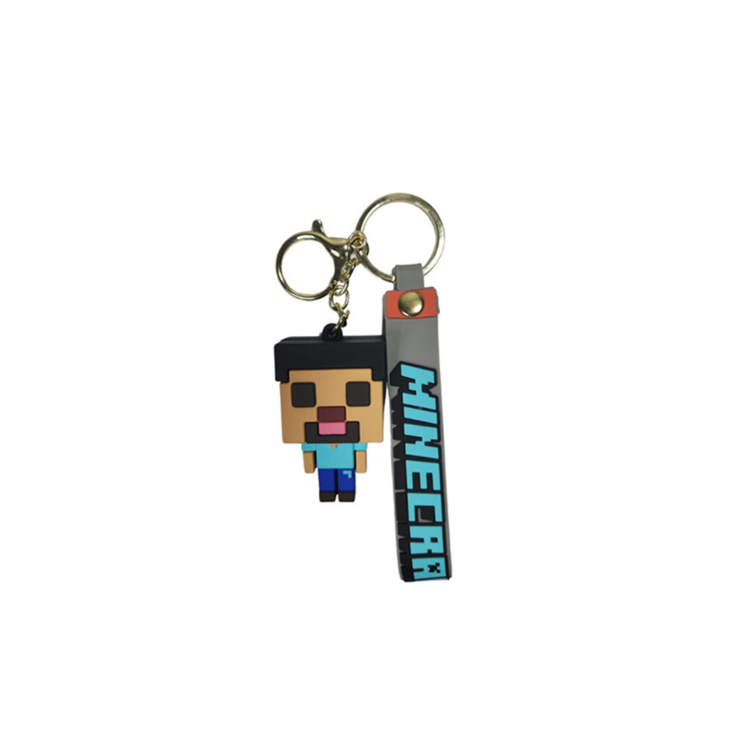 Jual Keychain Minecraft Steve - Gantungan Kunci | Shopee Indonesia