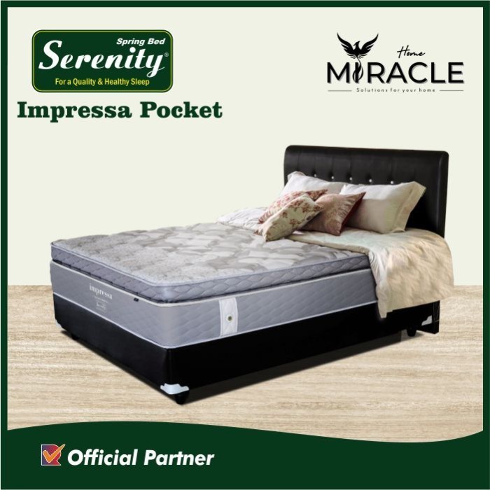 Jual Kasur Springbed Serenity Impressa Pocketed Spring (Kasur & Full ...