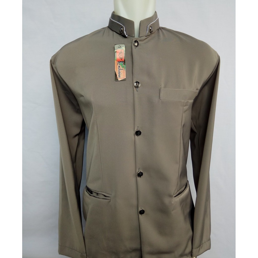Jual Jasko Polos Jas Koko Modern Jasko Abu Muda A88 DLL Bahan Hightwis ...