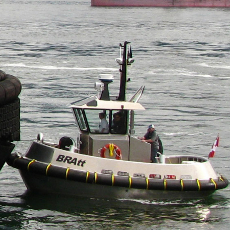 Jual 1/18 RC Tugboat Model Bratt Full Rotation Tugboat Proportional ...