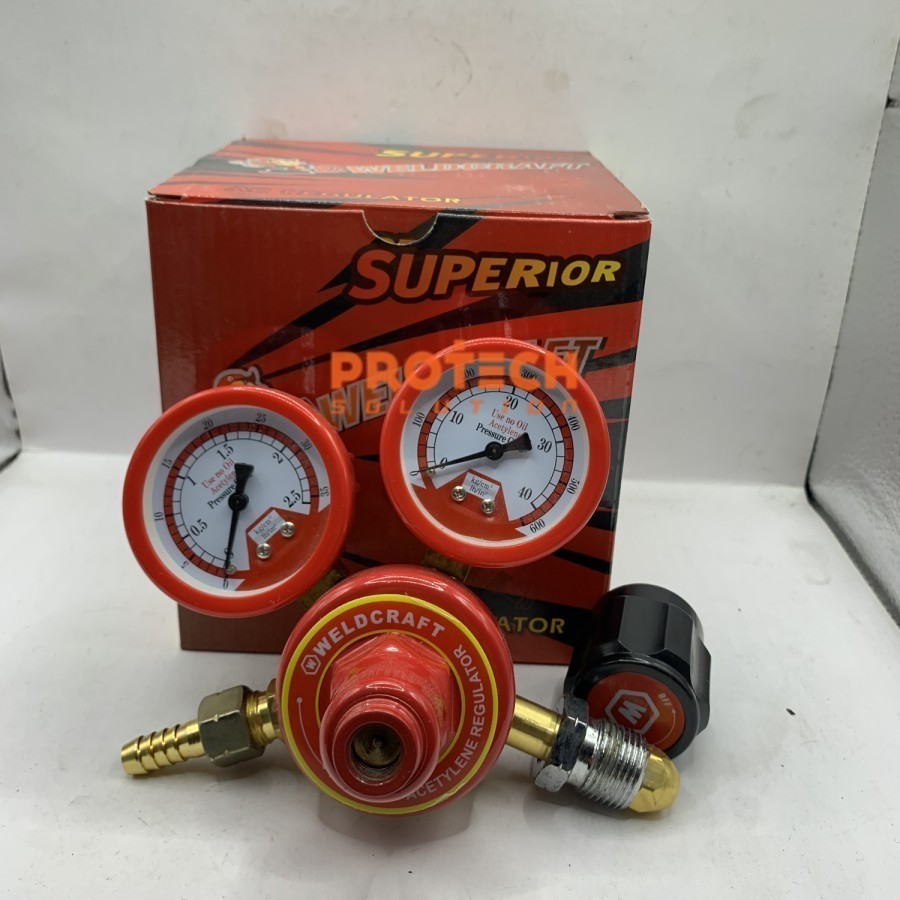 Jual Regulator las ACET ACE acetylene Weldcraft Welding Heavy Duty 141 | Shopee Indonesia