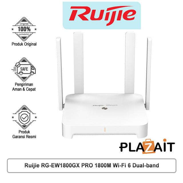 Jual RUIJIE REYEE RG-EW1800GX PRO 1800M Wi-Fi 6 Dual-band Gigabit Mesh ...