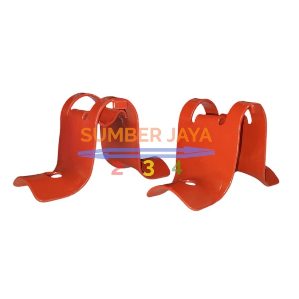 Jual Pangkon AS Gerobak Pasir Merah ISI 2 PCS (1SET) / Gantungan Roda ...