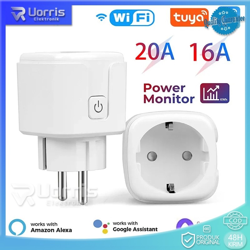 Jual WiFi Smart Plug 16A Wireless Saklar with Colokan Energy Monitoring ...