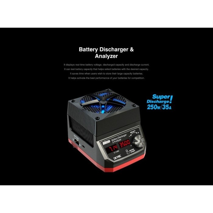 Jual SKYRC BD250 250W 30A BATTERY DISCHARGER & ANALYZER | Shopee Indonesia