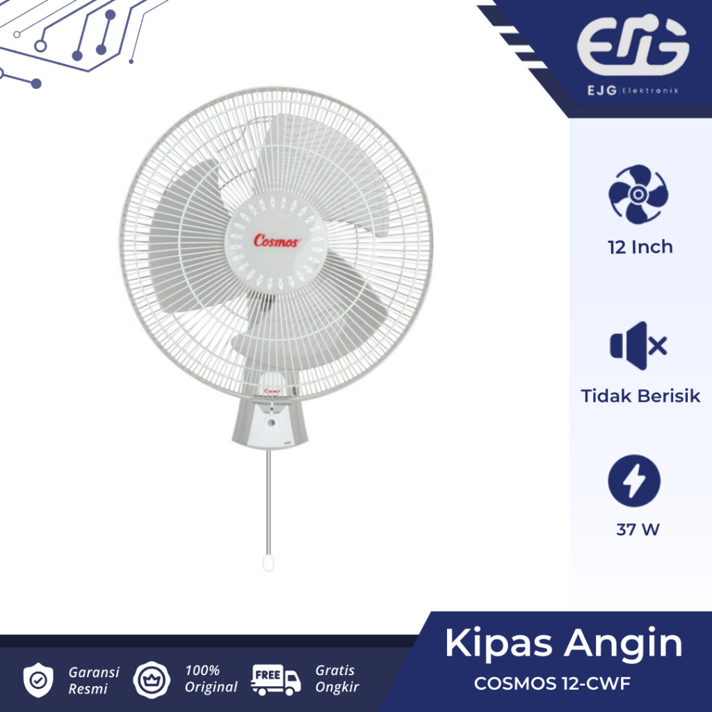 Jual Kipas Angin Dinding Wall Fan Cosmos 12 Inch 12 CWF / 12CWF ...