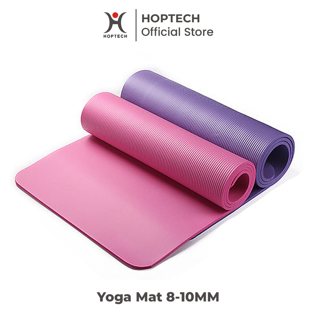 Jual Hoptech - Matras Olahraga NBR Yoga Mats Anti Slip Tebal 10mm ...