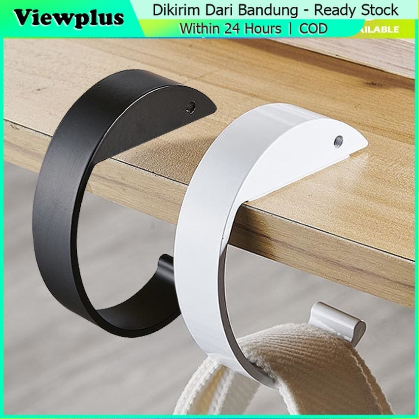 Jual Gantungan Tas Meja Lepas Pasang Portable Removable Table Hook ...