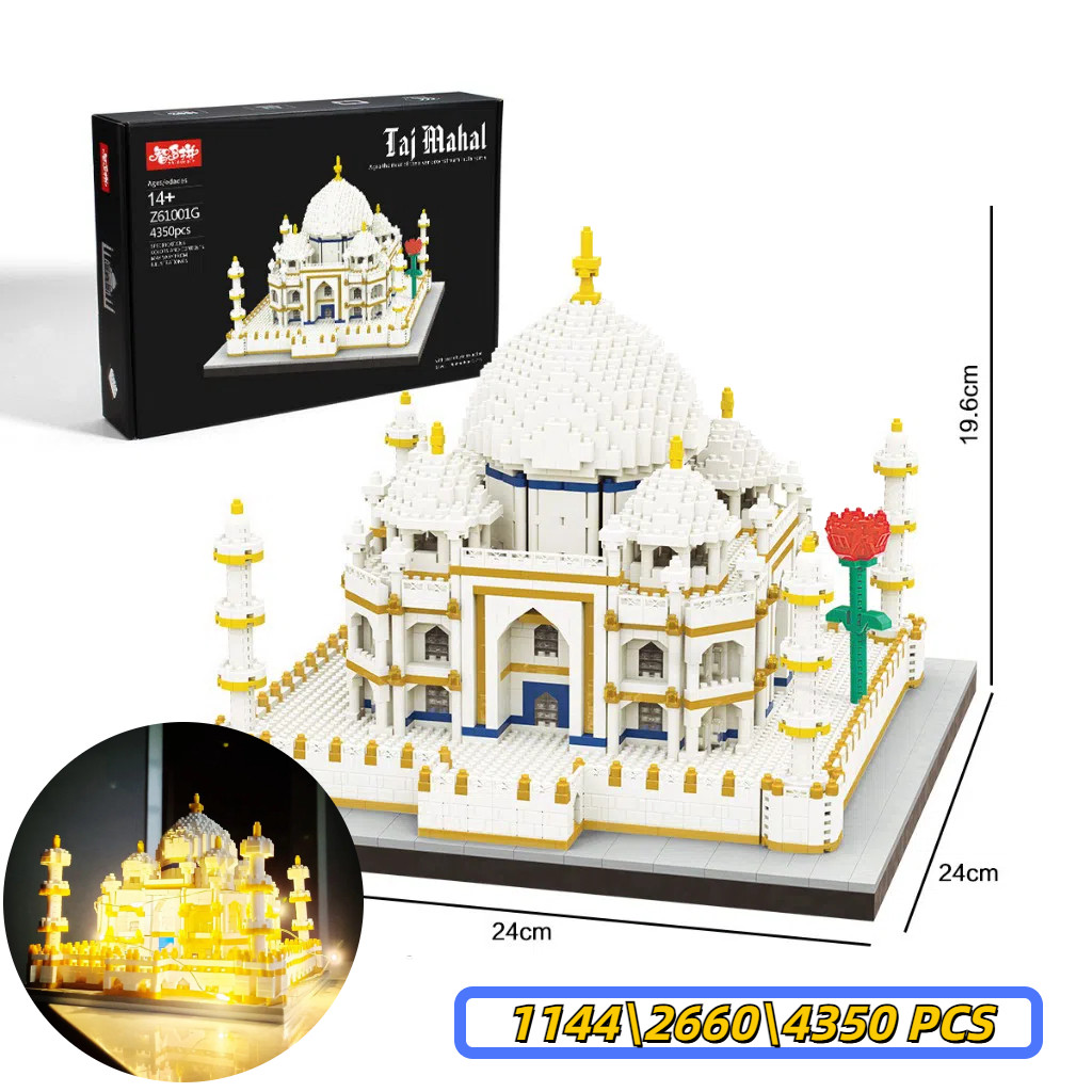 Jual 4350 PCS Taj Mahal Minicraft Brick Block city/Induk Mainan Blok ...