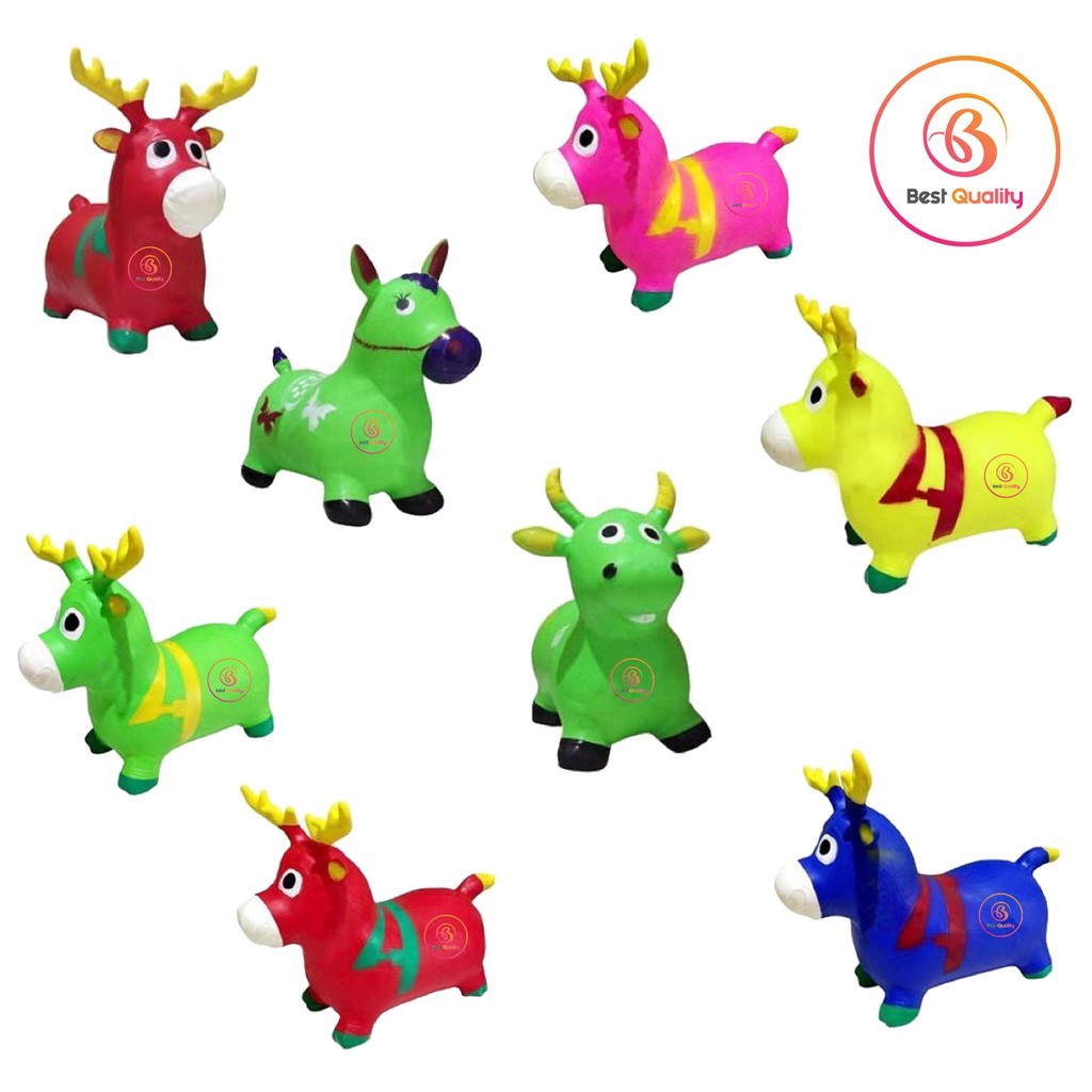 Jual RF57UJ Jumping Animal musik / Kuda Kudaan Karet / Jumping Lucu ada ...