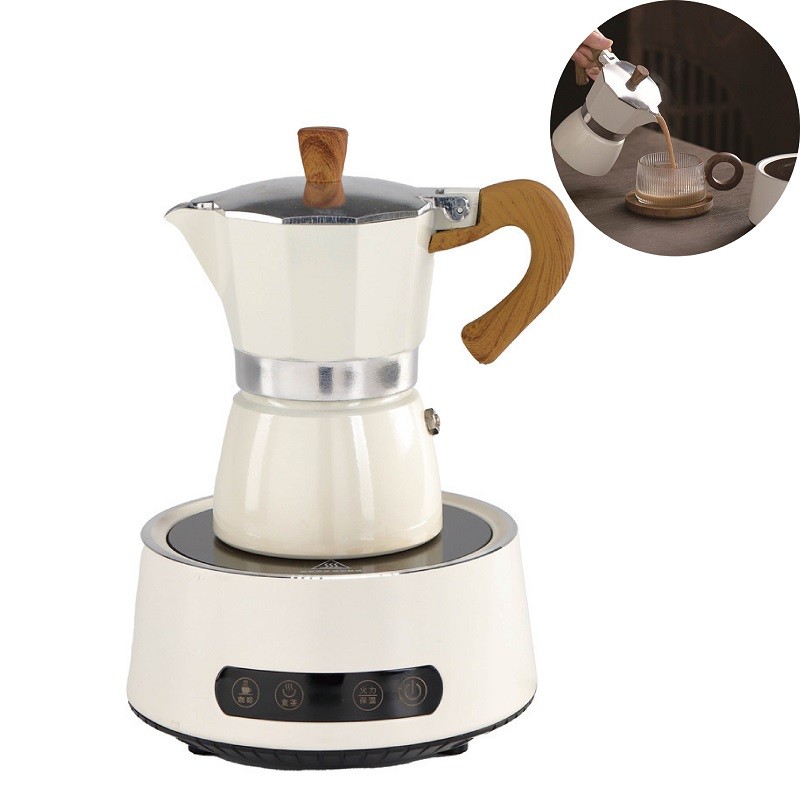 Jual 220V Electric Ceramic Stove Moka Pot Italian Coffee Machine ...