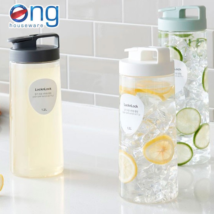 Jual Botol Air Minum Easy Grip Water Bottle 1,5L Lock n Lock HAP814GRY ...