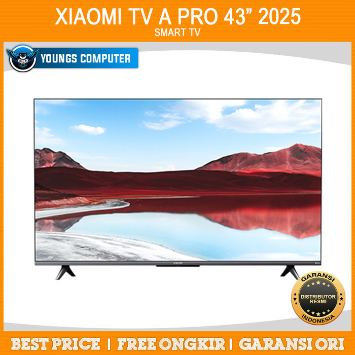 Jual Xiaomi Google Smart TV 43" QLED 4K UHD Dolby A Pro Series 2025 Mi ...