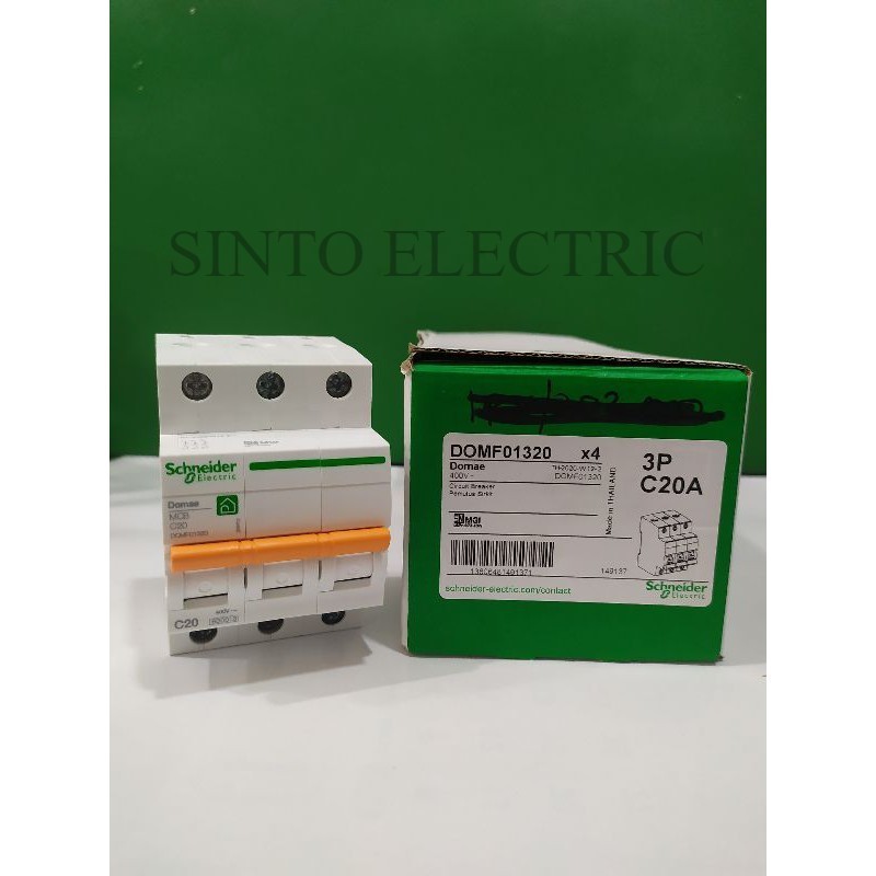 Jual Schneider MCB 3 Phase 20 Ampere (Miniature Circuit Breaker) 20 A 3 ...