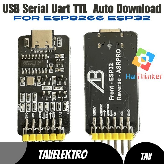 Jual USB Serial Uart TTL CH340G CH340 COM ASRPRO Auto Download for burning Programming flash ...