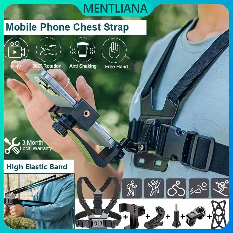 Jual 【COD】Chest Strap Tali Dada Handphone & Mount Kamera Body Belt ...
