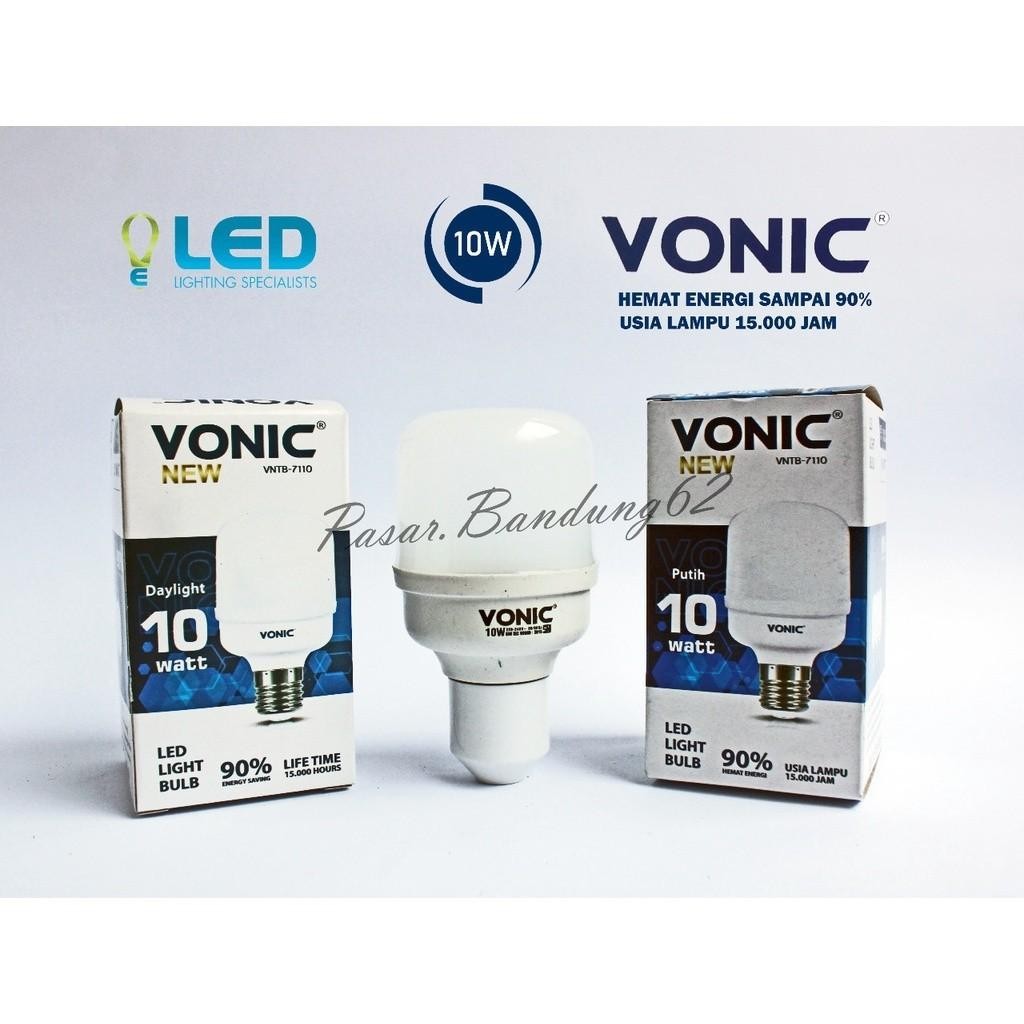 Jual vonic Lampu LED Bulb 10 waat Tabung Kapsul Super Terang Putih [Original] BERGARANSI ...