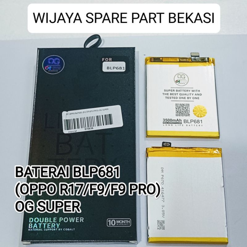 Jual BATERAI BLP681 (OPPO R17/F9/F9 PRO) OG SUPER | Shopee Indonesia