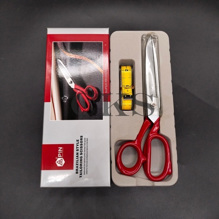 Jual Gunting Potong Bahan Kain Tailor Model Brazil PIN 10" inch (BRT-10 ...