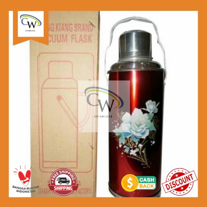 Jual Termos Jadul Kaleng/ Thermos Ching Kiang/ Termos Kaleng/ Termos ...