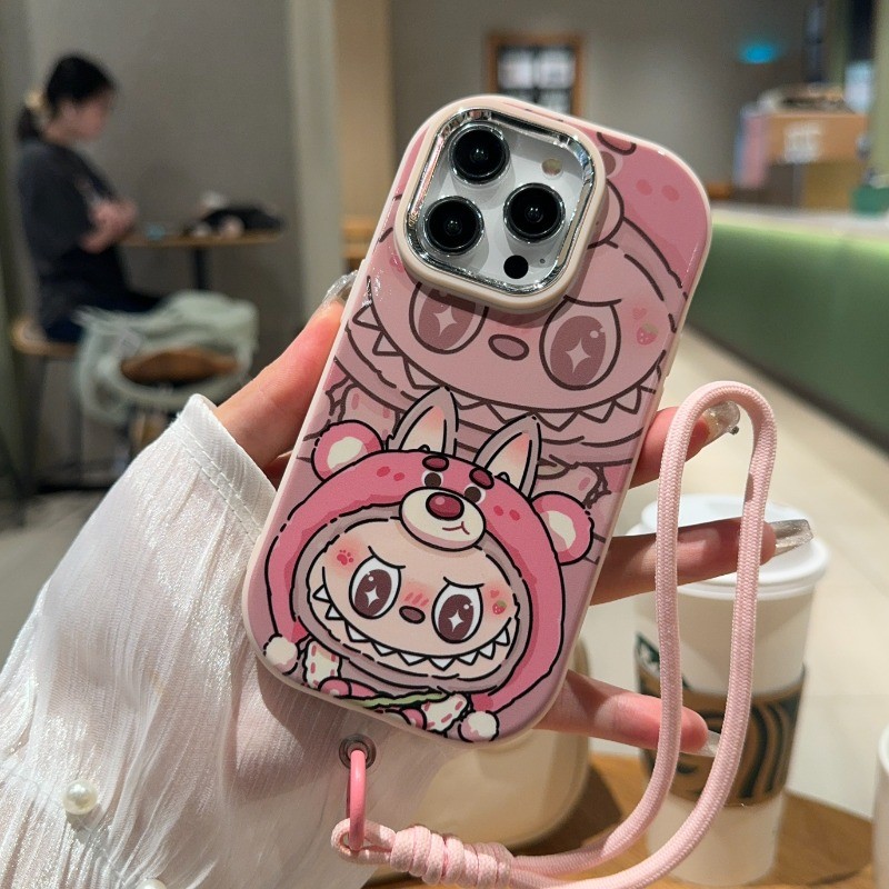 Jual Labubu case，Casing Merah Muda Lucu, Casing Ponsel Rabbu Lucu untuk ...