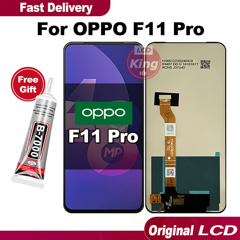 Jual LCD FOR OPPO F11 PRO TOUCHSCREEN Fullset Crown Murah Ori ...