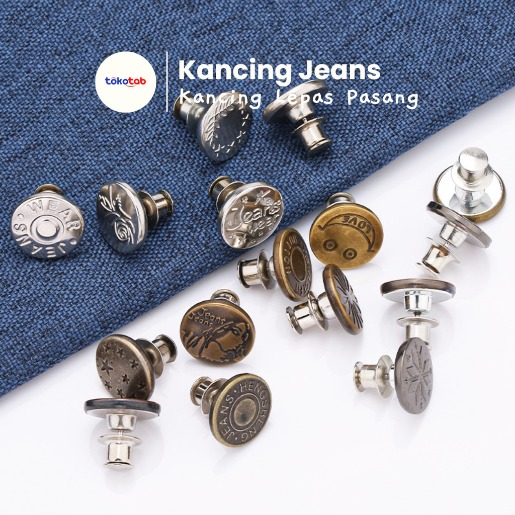 Jual Tokotab - Kancing Jeans Lepas Pasang Kancing Pengecil Celana Jeans ...