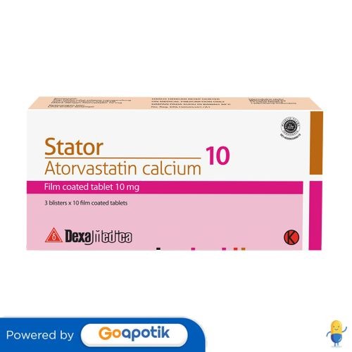 Jual Stator 10 Mg Box 30 Tablet | Shopee Indonesia