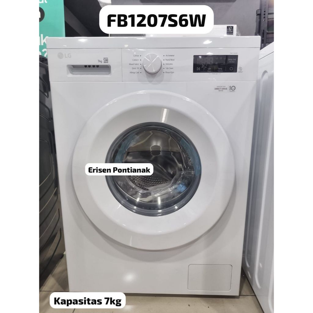 Jual LG Mesin Cuci Front Loading 7KG FB1207S6W - Washing Machine ...