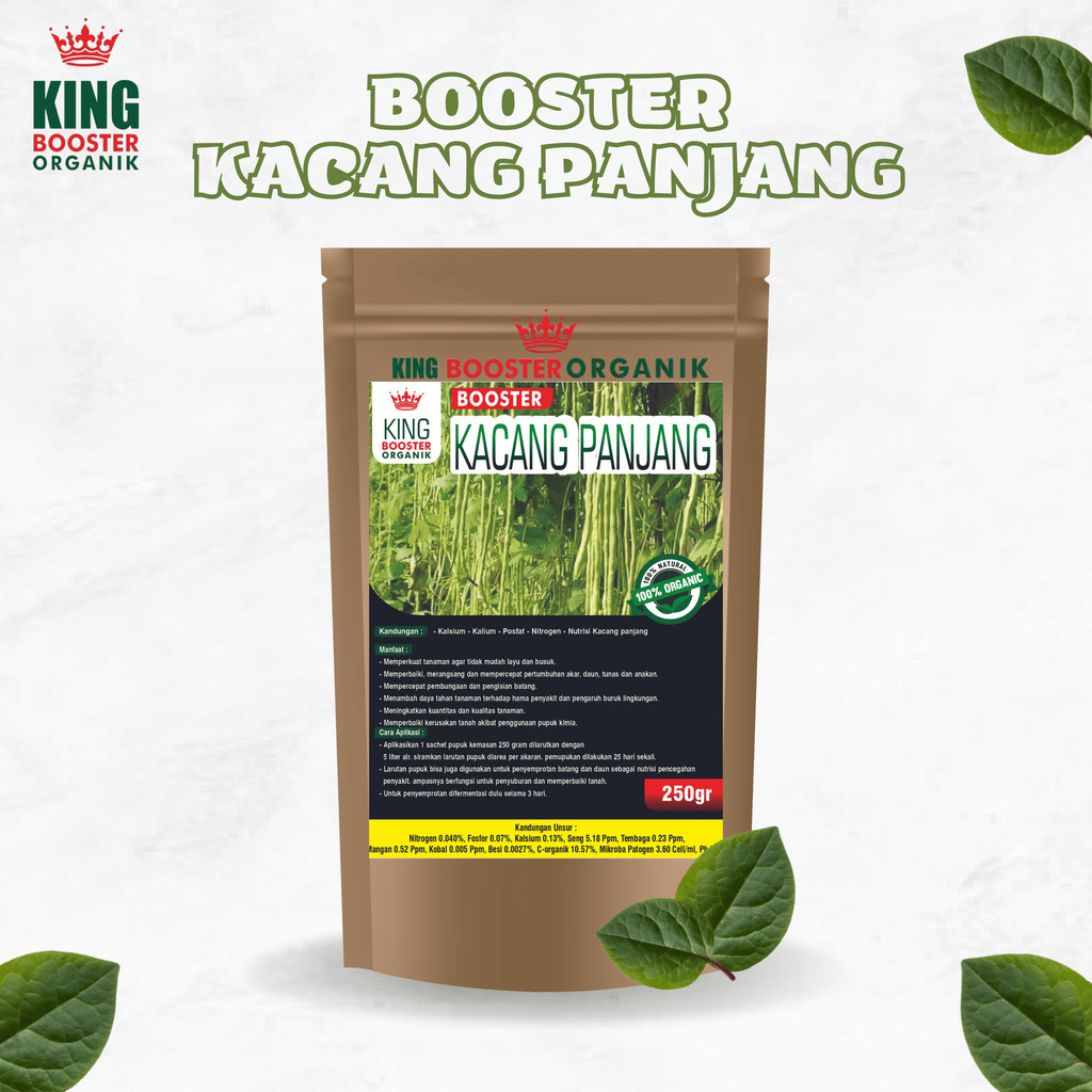 Jual Pupuk Booster Organik tanaman kacang panjang 250 gram khusus Untuk ...