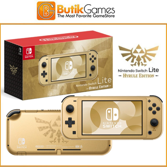 Jual Nintendo Switch Lite Console Gold Zelda Hyrule Edition | Shopee ...
