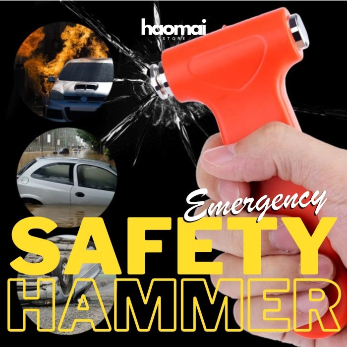 Jual Palu Pemecah Kaca Mobil Darurat Car Emergency Safety Hammer glass ...