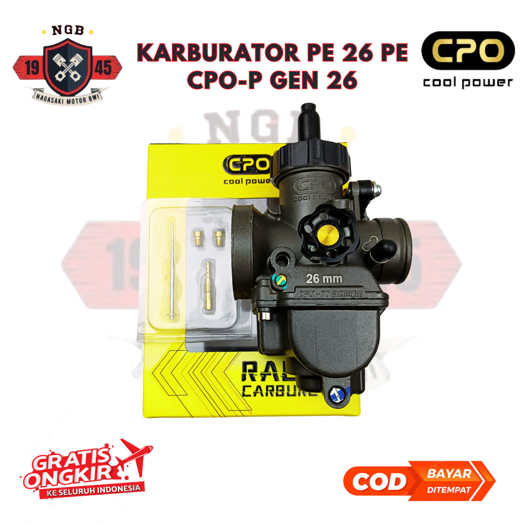 Jual Karburator Racing Original CPO PE 24 / 26 / 28 / 30 - Karbu PE Resing CPO P Gen Motor ...