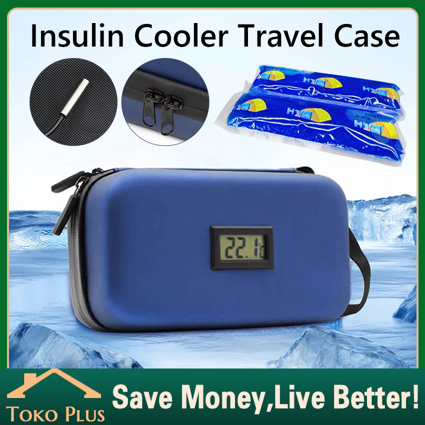 Jual Tas Insulin Cooler Bag Portable Tempat Insulin/Tas Penyimpanan Insulin Portabel/Tas ...