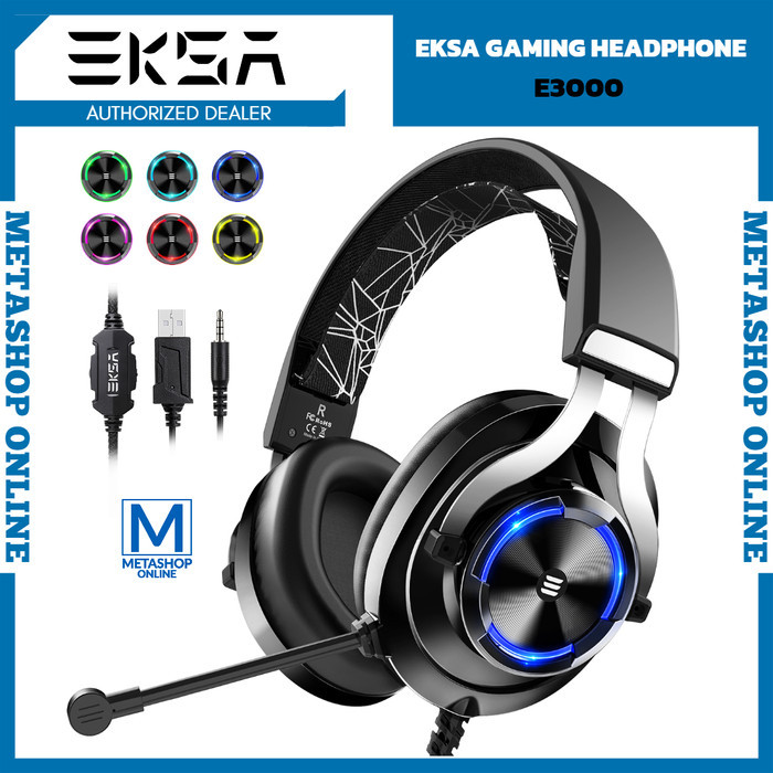 Jual EKSA E3000 Gaming Headphone Headset Gamer Noise Cancelling ...
