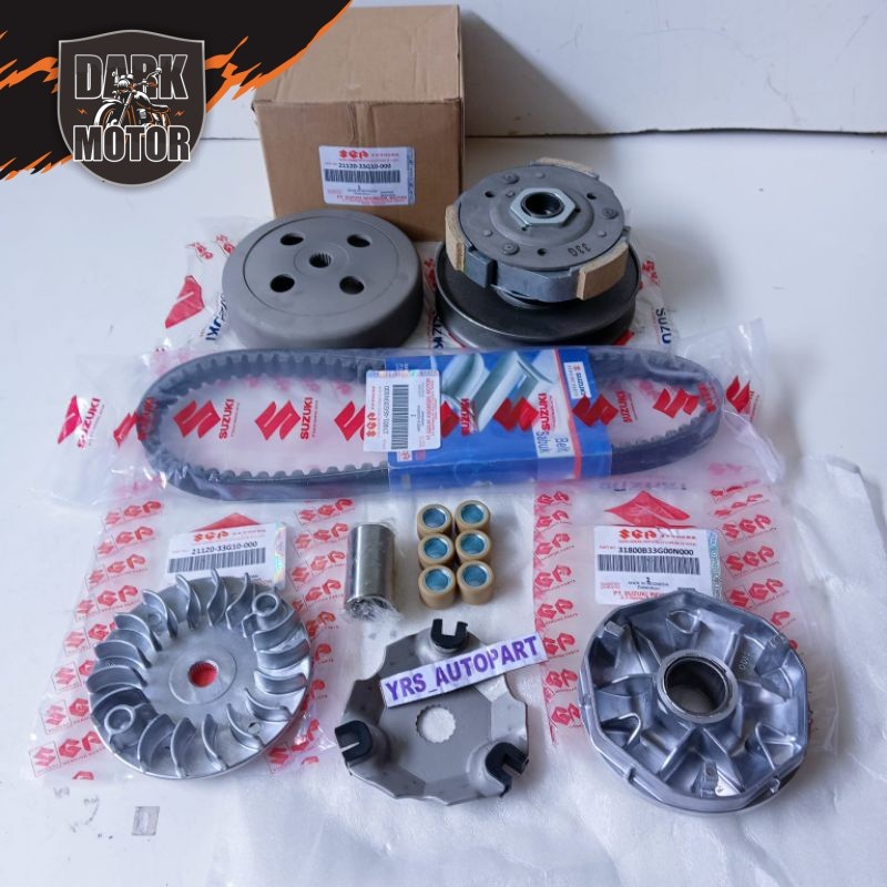 Jual Paket Lengkap CVT Suzuki Spin 125cc Skywave 125 Skydrive 125 Hayate 125 SGP | Shopee Indonesia