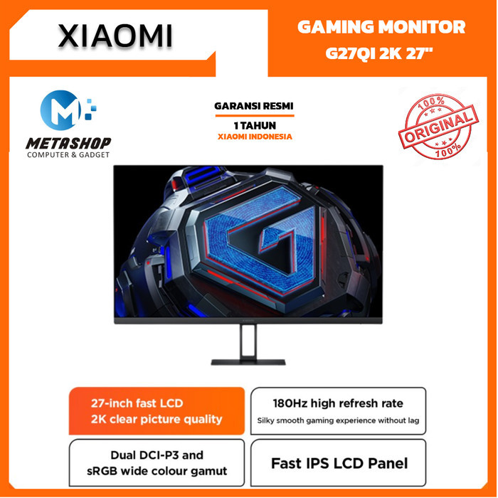 Jual XIAOMI MI Gaming Monitor LED G27Qi 27" Inch Fast IPS 1440p QHD 2K ...